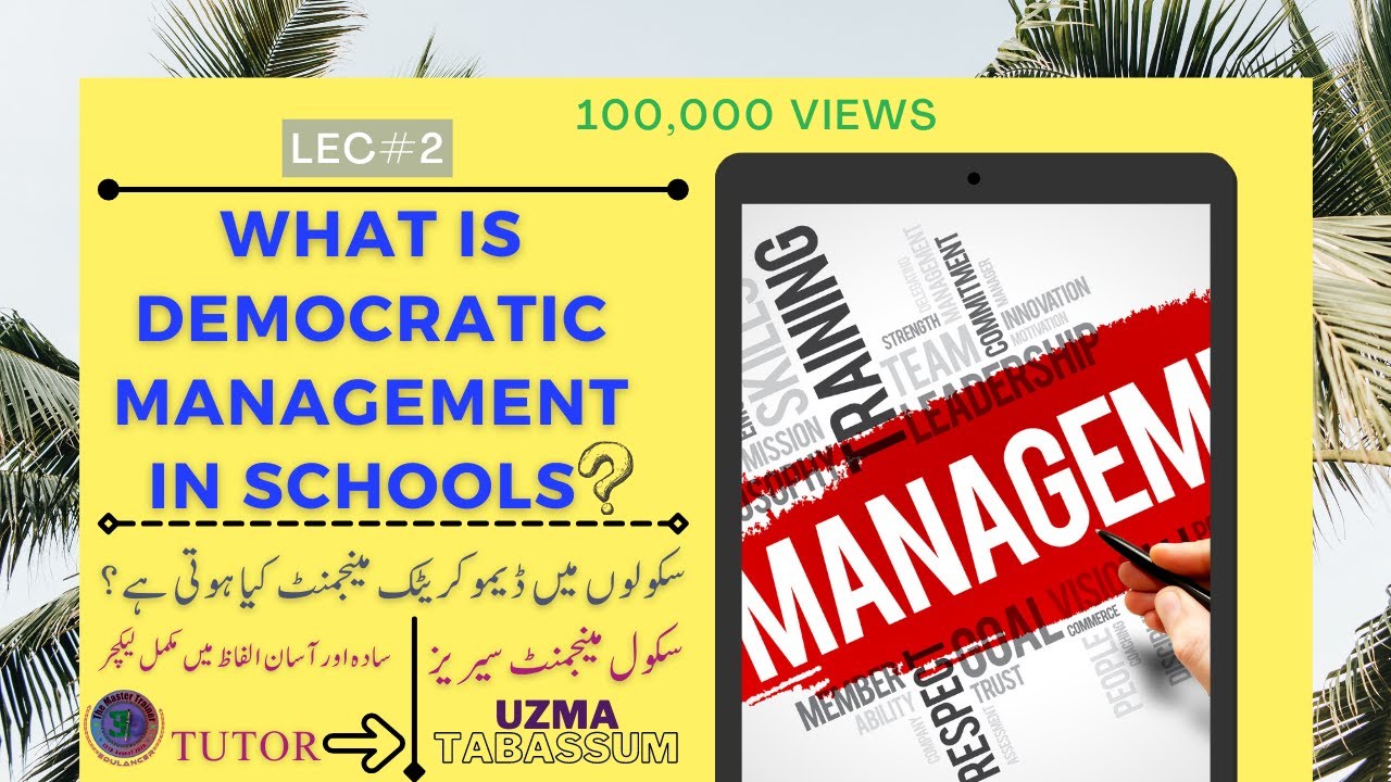 What is democratic style of management in schools | The School ...