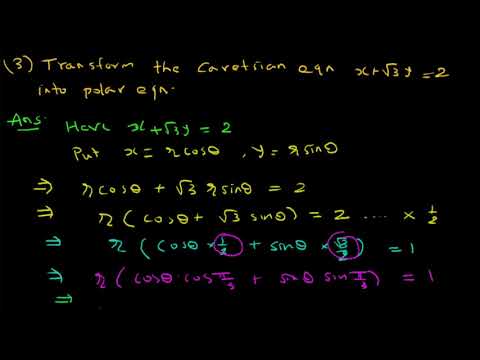 2-Examples on polar coordinate system - YouTube