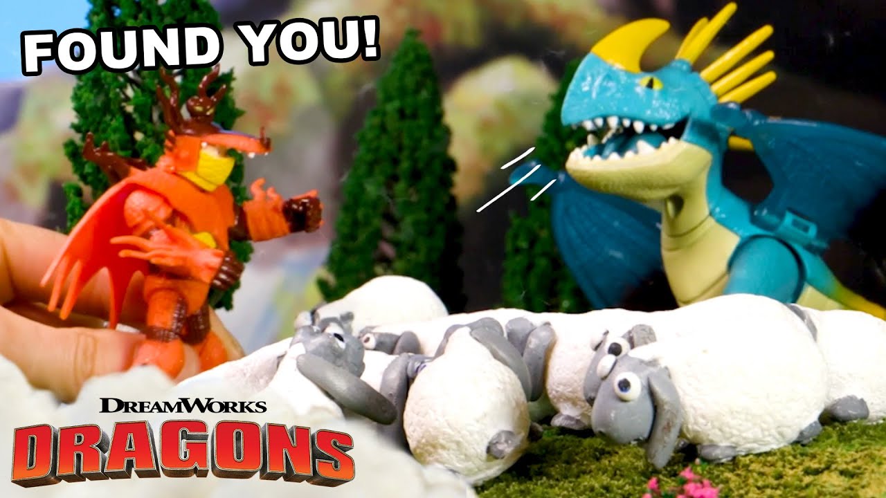 Dragons Play Hide and Seek 👀 How To Train Your Dragon Pretend Play ...