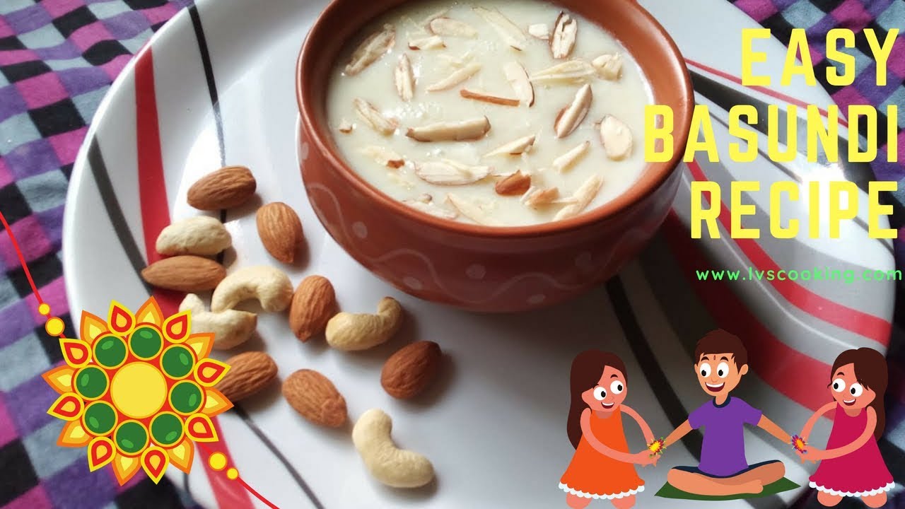 Basundi Recipe Video | How To Make Basundi Sweet | Easy Maharatrian ...