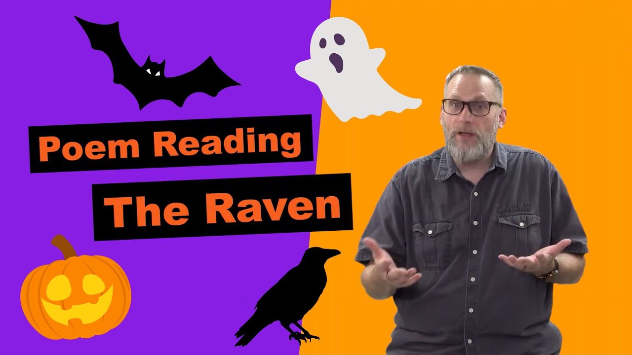Poem Reading: The Raven｜Halloween｜Spooky Season🎃 - YouTube