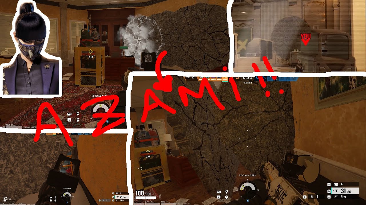 Les gens sont fous avec Azami - R6 Highlights #55 - YouTube