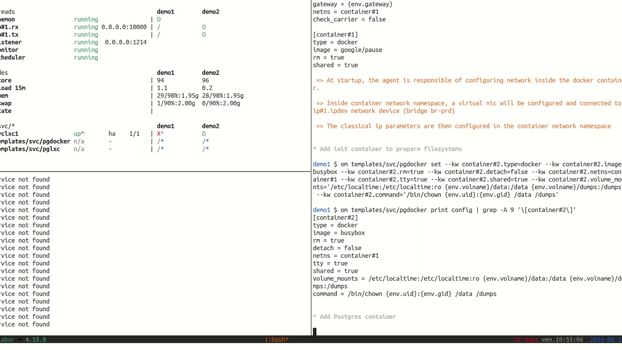 DataOps 2019 - Postgres Docker Deployment from OpenSVC template - YouTube