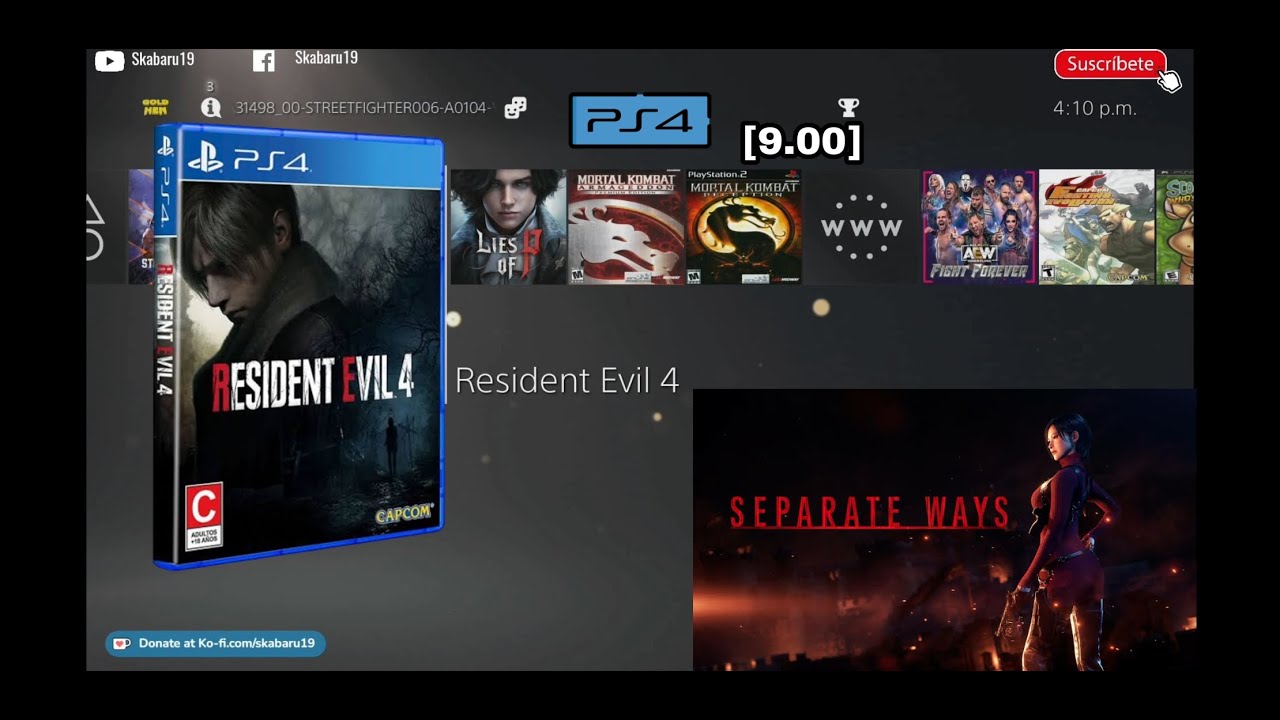 Separate Ways Resident Evil 4 Remake en Playstation 4 (9.00) - YouTube