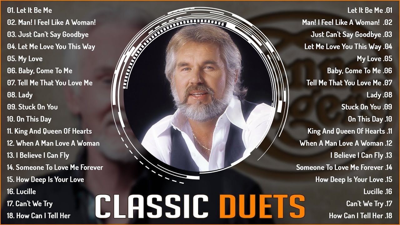 Duet Love Songs 80's 90's || Best Of Kenny Rogers, Lionel Richie, James ...