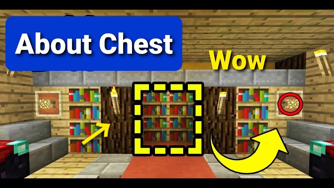 How to make a Secret Chest base in Minecraft!!!! Easy.(Very Easy) - YouTube