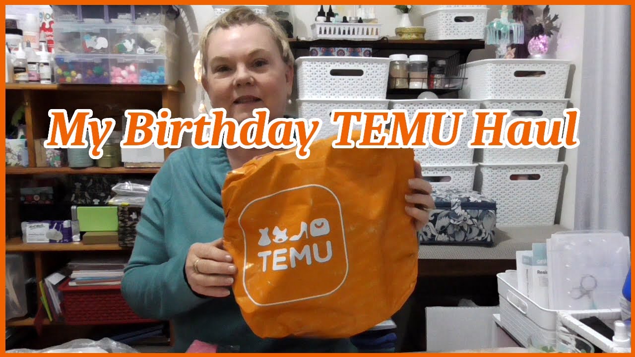 My Birthday TEMU Haul ~ Not Sponsored ~ Crafts/Hobbies - YouTube