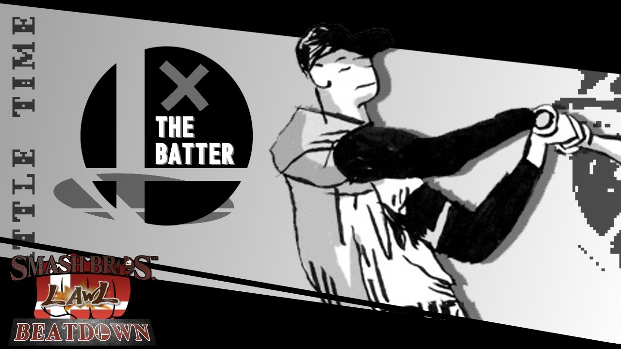 Smash Bros Lawl Beatdown Character Moveset- The Batter (+100th Video ...
