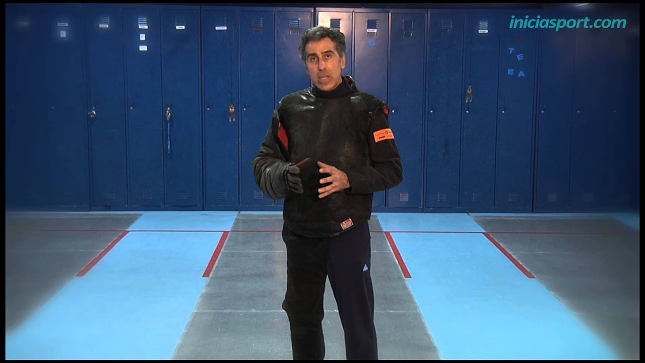 Esgrima 3. Posición de guardia - YouTube