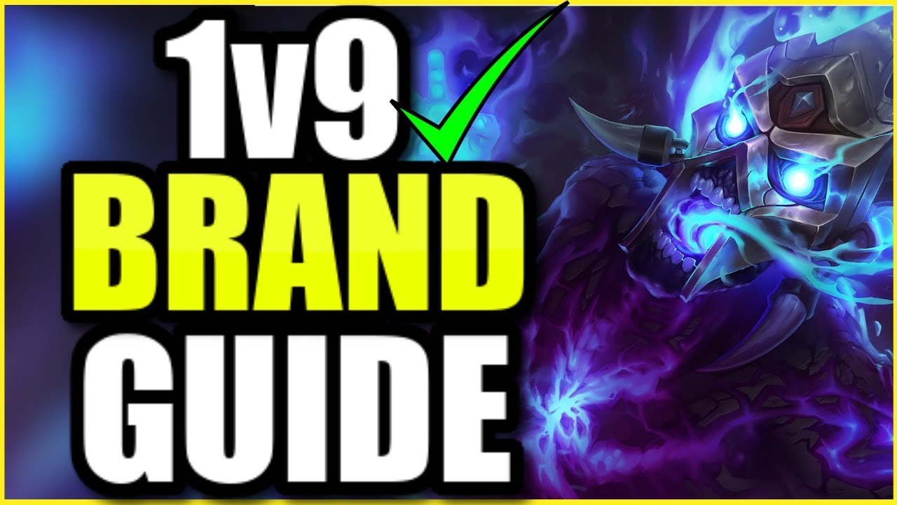 THIS IS HOW YOU 1v9 AS BRAND SUPPORT AND MELT EVERYONE (BRAND GUIDE ...