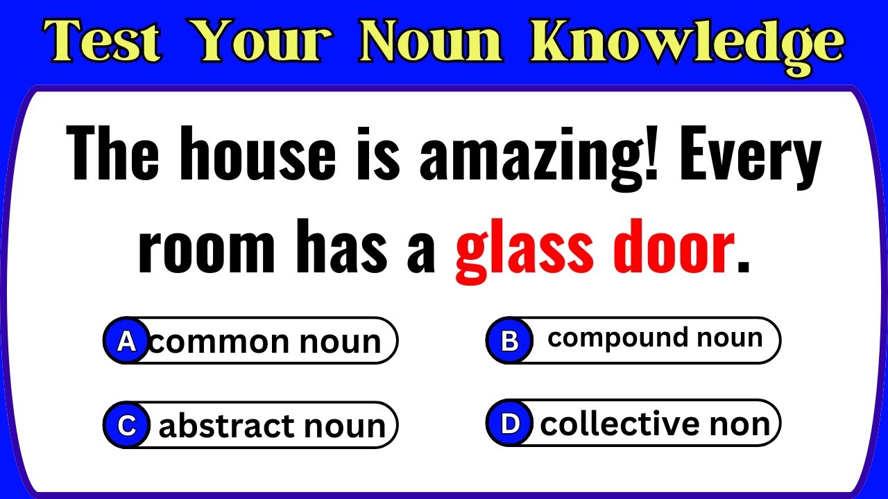 Noun Genius:Take the Ultimate Test Noun:noun Quiz with answer #english ...