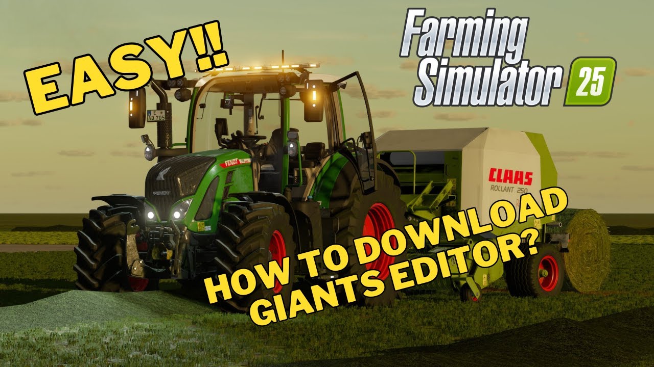 How to download Giants Editor 2024/2025! FS25 (Easy) - YouTube