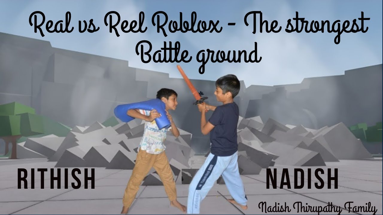 REAL VS REEL - Can we do Real life Roblox - The Strongest Battleground ...