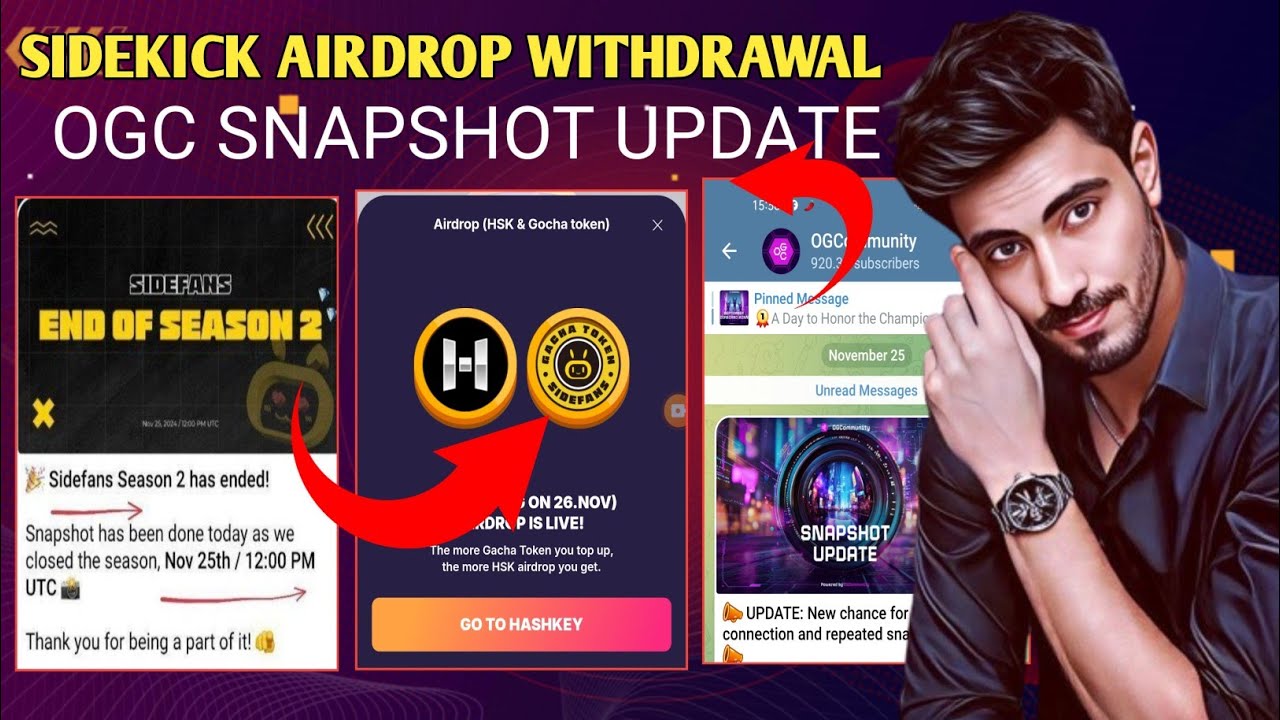 Sidekick Airdrop Withdrawal sidekicks season 2 end | OGC Coin Listing ...