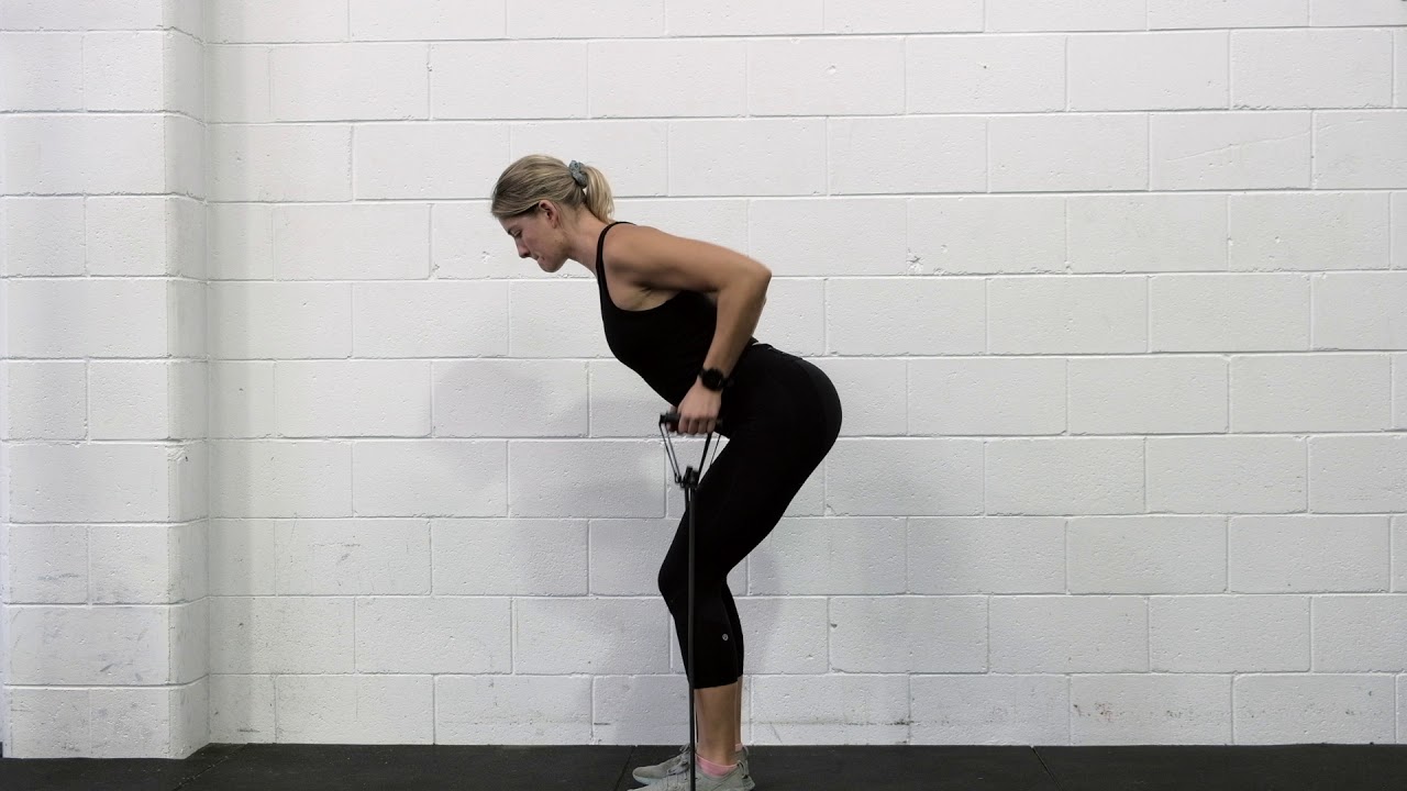 Bent Over Row Banded - YouTube