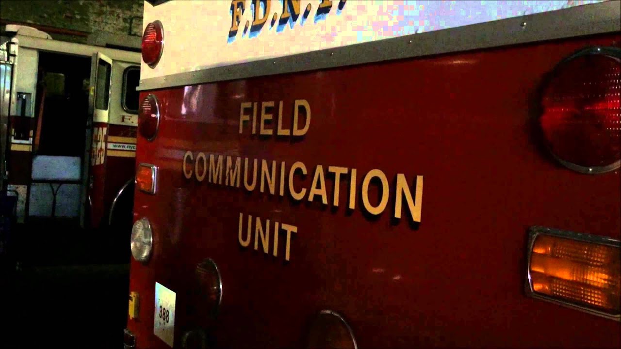 WALK AROUND OF A VERY OLD FDNY FIELD COMMUNICATIONS UNIT IN BROOKLYN ...