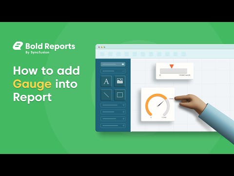 How to Add a Gauge to a Report | Bold Reports - YouTube