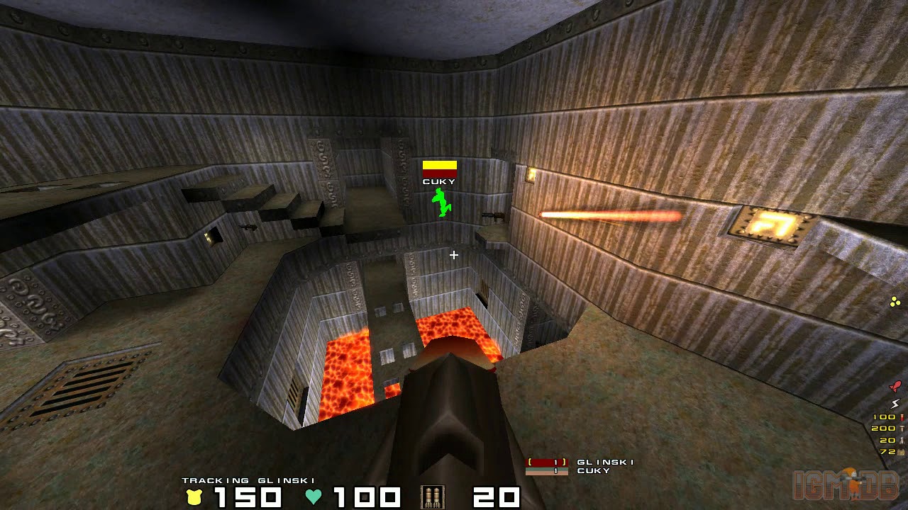 Quake 1/QuakeWorld: QW DUEL DM4 - YouTube