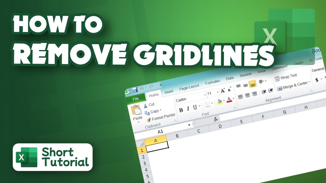 How To Remove Gridlines In Excel 2024 Initial Solution Youtube