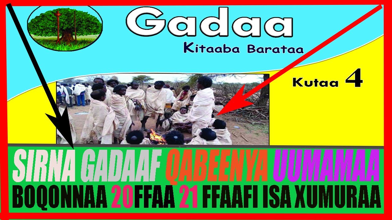SIRNA GADAA FI QABEENYA KUNUUNSAF ITTI-FAYYADAMA QABEENYA UUMAMAA GADAA ...