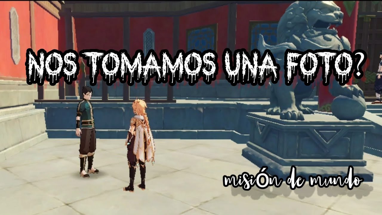 "¿Nos tomamos una foto?" misión de mundo "Genshin Impact" - YouTube