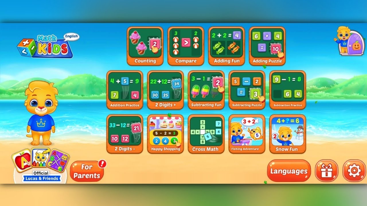 Lucas and Friends Math Kids 1-3 years | Addition Puzzles Part 2 | # ...