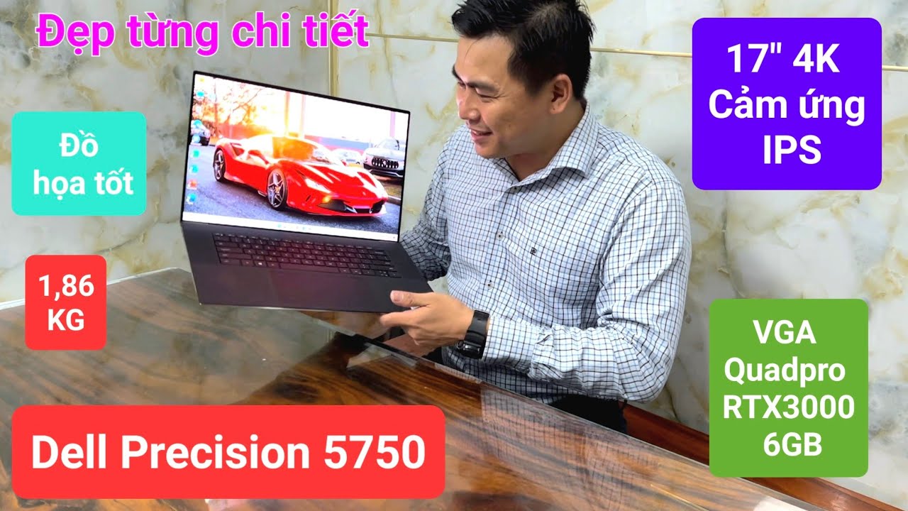 Dell Precision 5750 | Core i7-10875H | Ram 32Gb | 1TB SSD | Quadro RTX ...