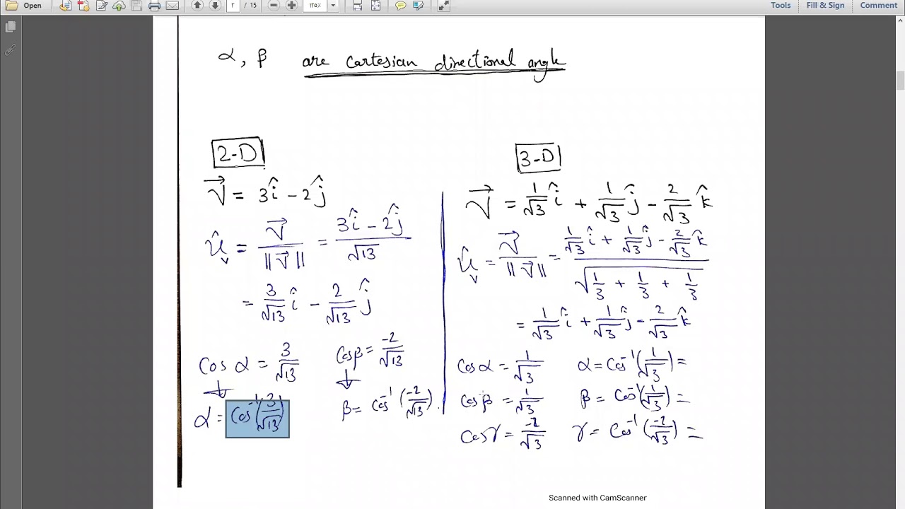 Revision Vectors 1 - YouTube