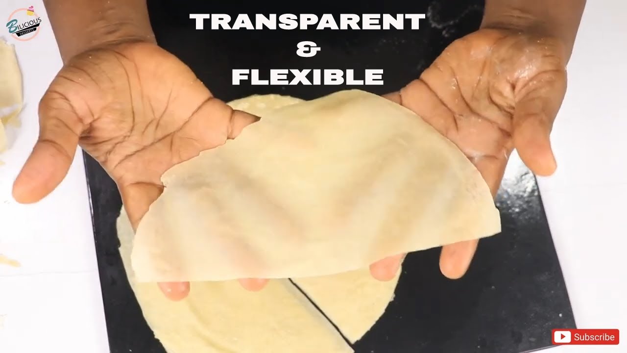 How to make SPRING ROLLS and SAMOSA Wrapper - Transparent and Flexible ...