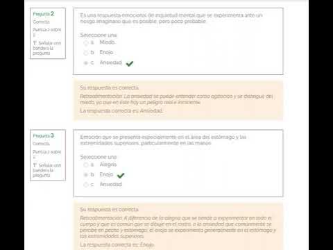 Cuestionario socioemocional Módulo 3 Semana 1 Respuestas Prepa en Línea-SEP - YouTube