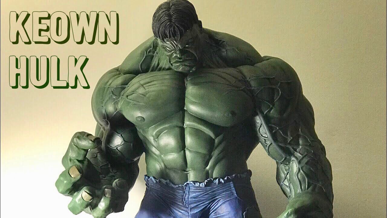 Custom Keown Hulk Statue Review - Not Sideshow - YouTube