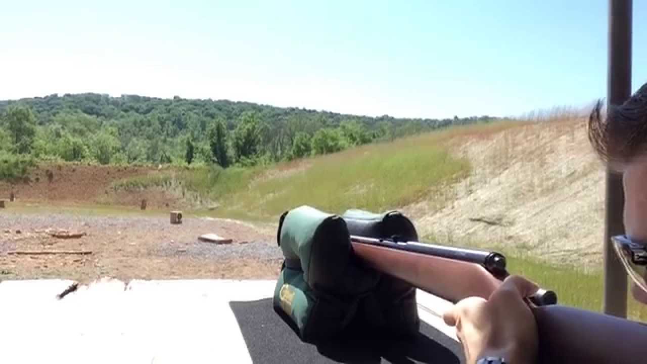 Caldwell Tack Driver front rest (Savage Mark I G) - YouTube