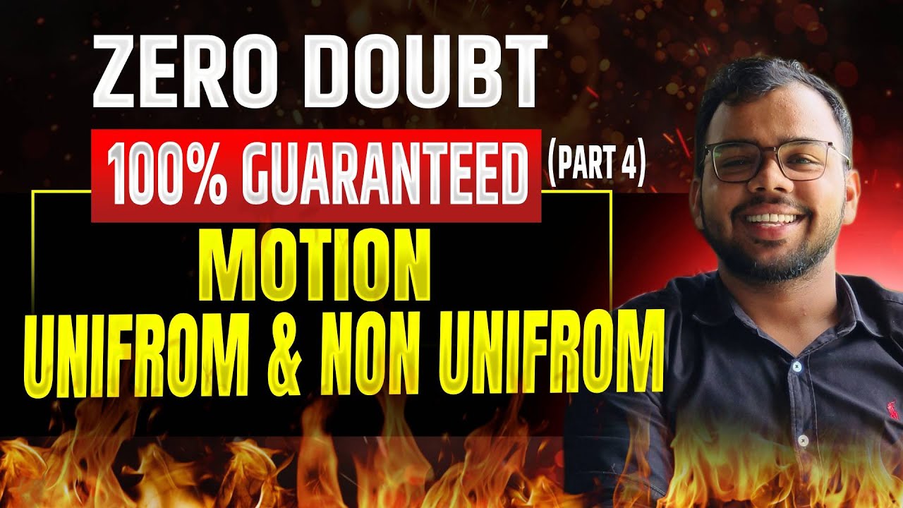 🤔 Confused in Motion? Uniform vs Non-Uniform Motion in Hindi | Class 9 ...