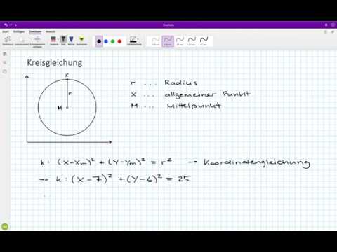 Kreisgleichung - YouTube