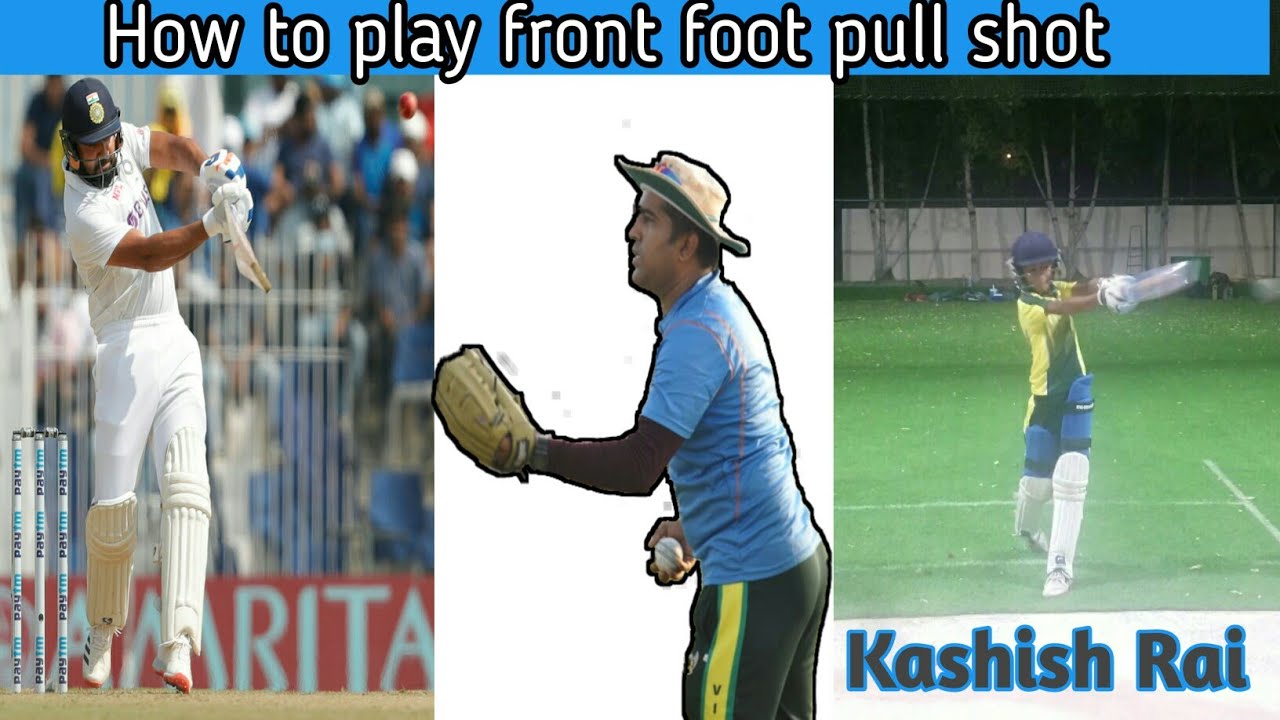 How to play front foot pull shot in cricket!! Kashish Rai🔥🔥🔥 - YouTube