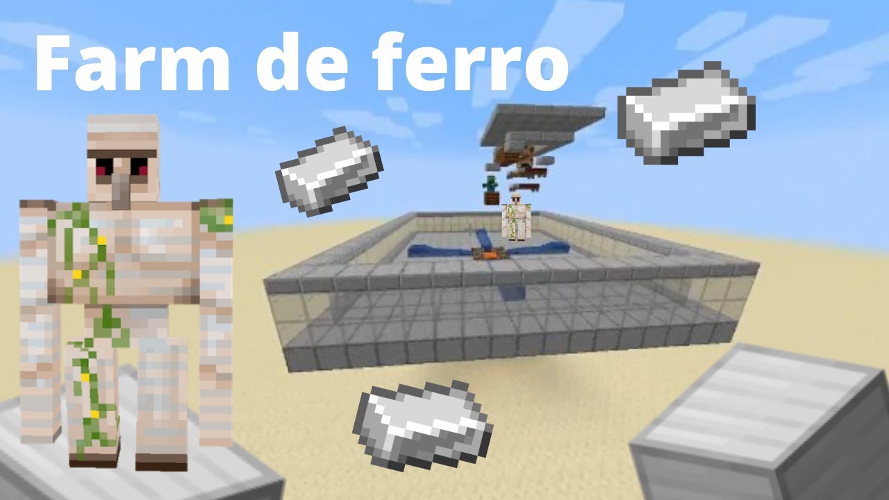 Farm de ferro muito eficiente!!! - Minecraft - 1.15.X e 1.16.X - Davi ...