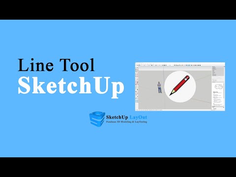 Line Tool SketchUp - Cara Menggunakan Line Tool SketchUp - YouTube