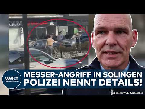 SOLINGEN: Messer-Angriff! Polizei nennt Details! Beamte verhindern wohl Schlimmeres