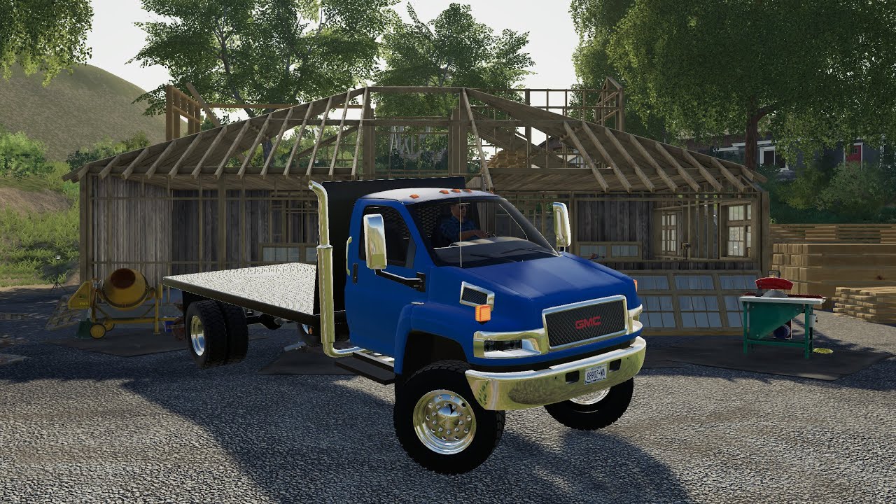 GMC Topkick Flatbed - Farming Simulator 2019 [FS19 LS19 Car Truck Mod ...