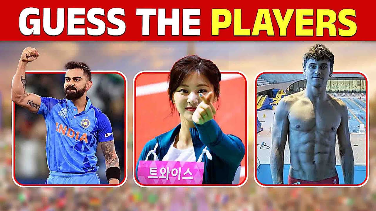 Guess the Sports Player by Picture - Guess the Player Challenge | Quiz ...