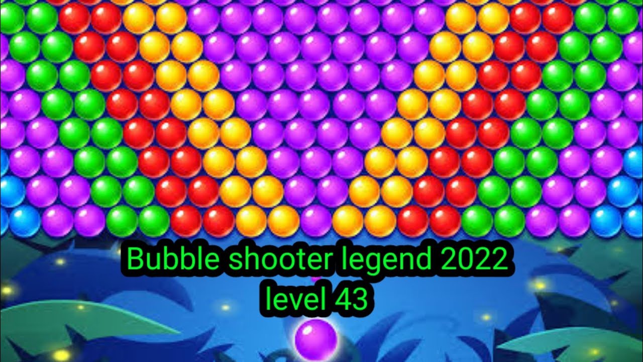 Bubble shooter gameplay | level 43 | Bubble shooter legend | # ...