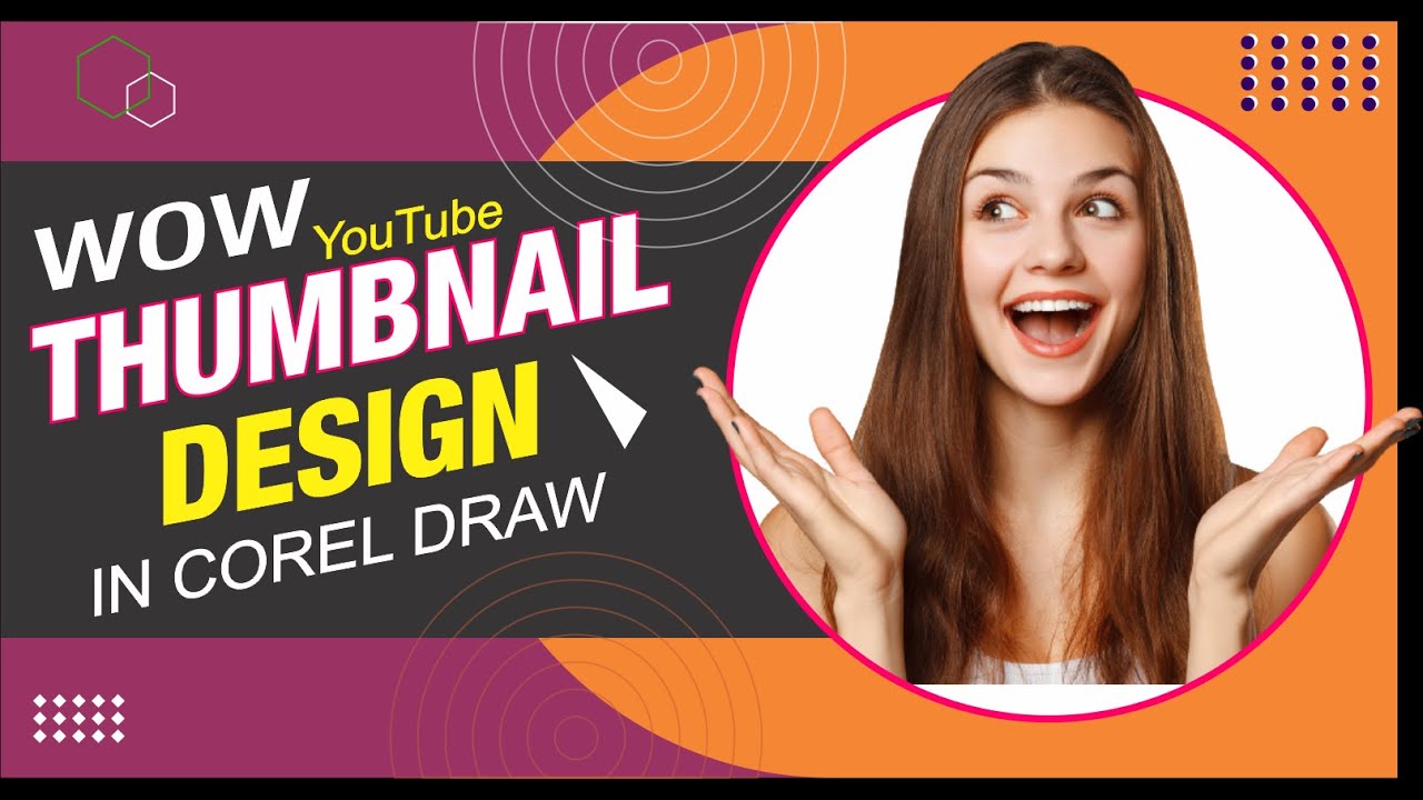 How To Youtube Thumbnail Design || In Corel Draw - YouTube