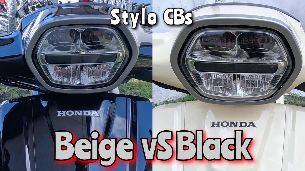 PERBANDINGAN HONDA STYLO CBs WARNA HITAM & KREM ‼️ HARGANYA SAMA ‼️‼️ ...