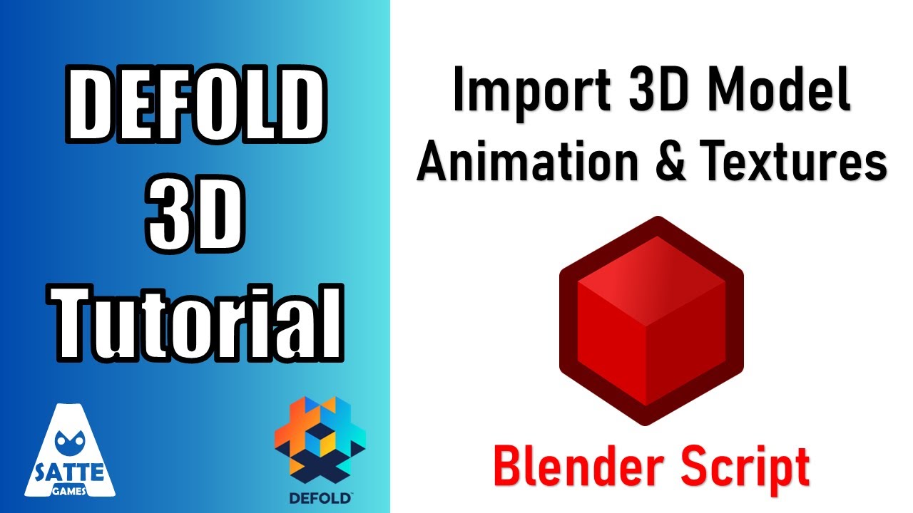 Import 3D Model With Textures And Animation With Blender Script ...