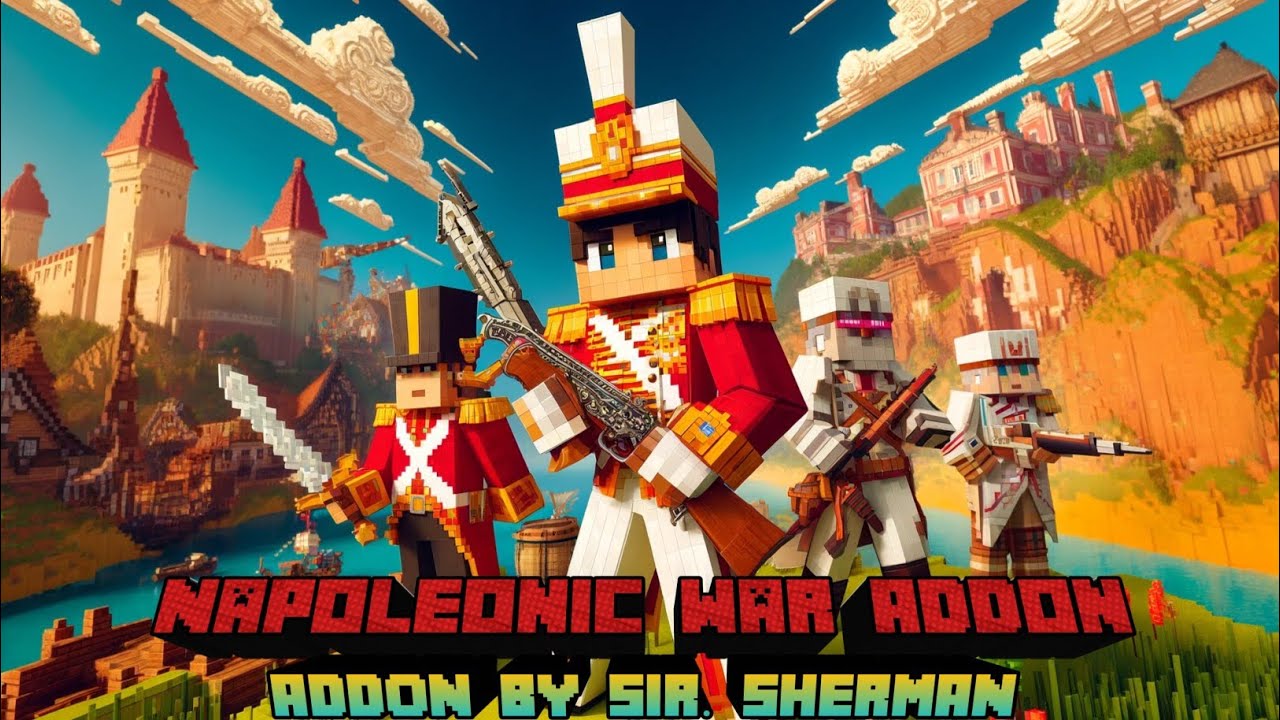 War Mod Minecraft Pe 1.19 - 1.20 | Napoleonic War Add-On | Guns, Canon ...