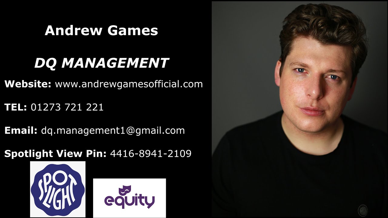 Andrew Games- Actors Showreel - YouTube