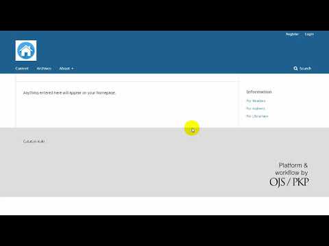 [Tutorial OJS #1] Cara Login Sistem OJS Administrator - YouTube