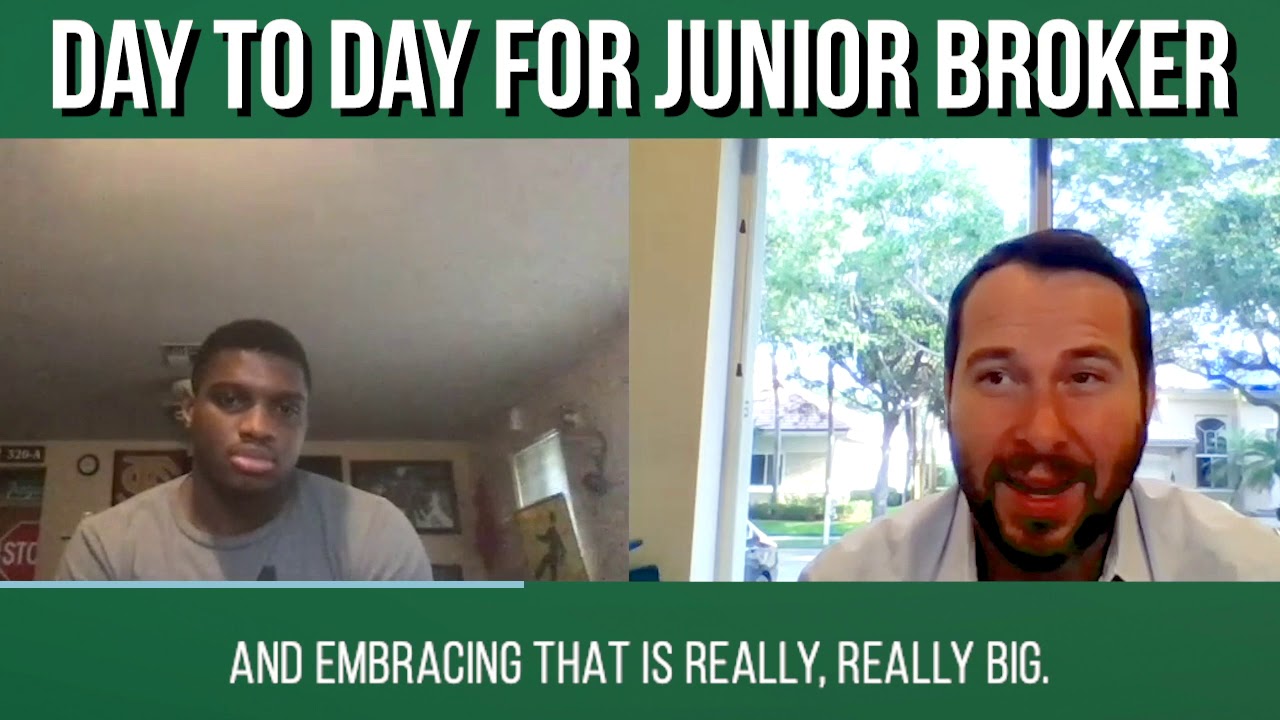 Day To Day For Junior Broker - YouTube