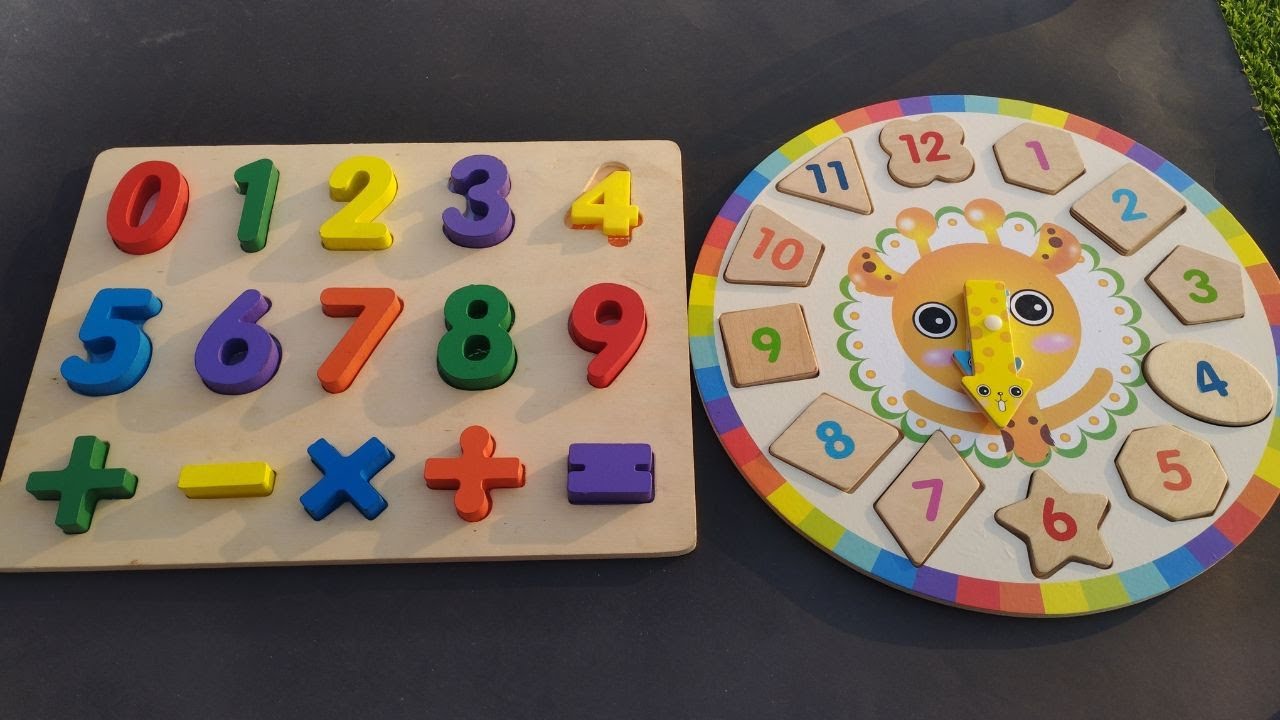 Best Numbers, Counting, shapes Learning with Activity Puzzle, number ...