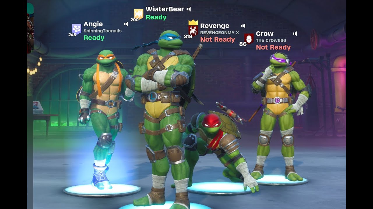 Teenage Mutant Ninja Turtles Squad Win in Fortnite - YouTube
